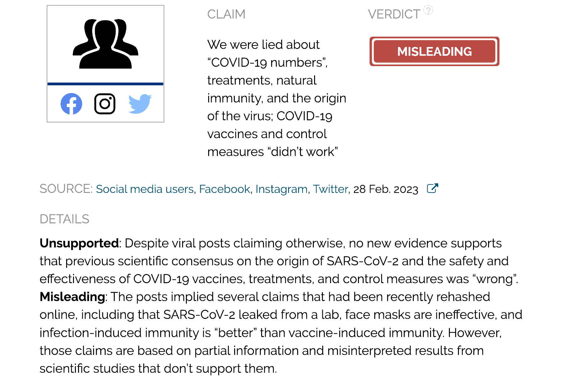 Viral memes listing COVID-19 topics about which authorities were ...